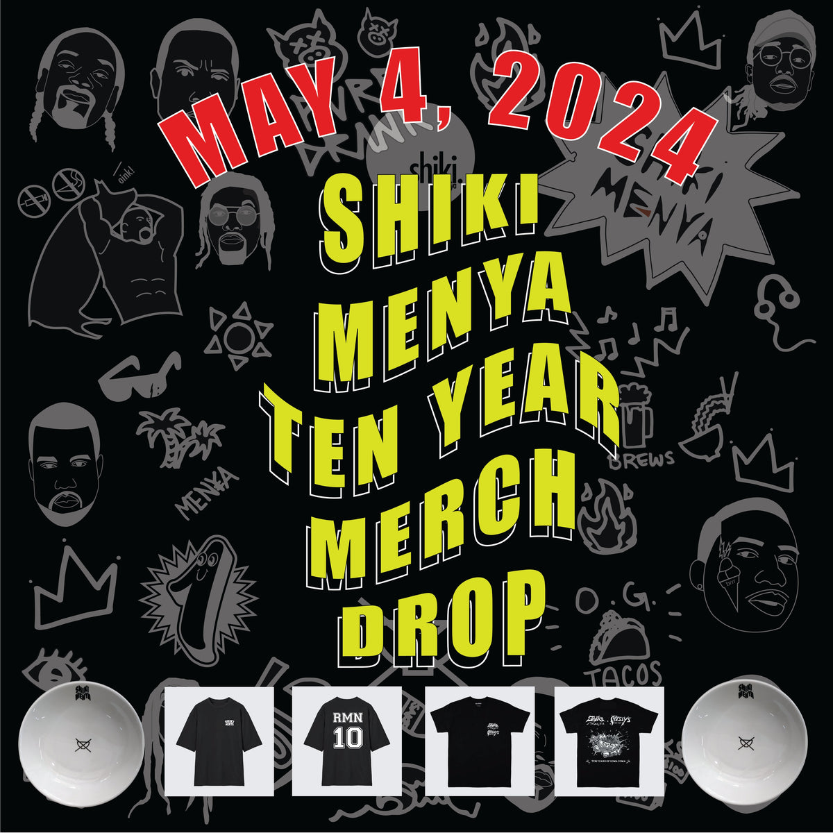 Exclusive Shiki Menya Merch - Limited Apparel and Accessories